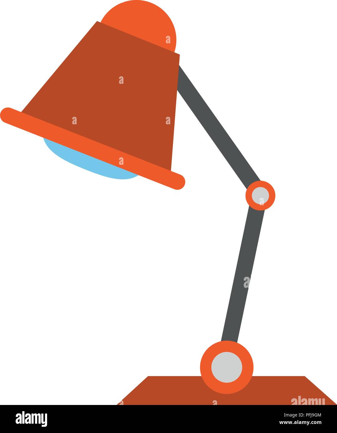 Glowing desk lamp Stock Vector Images - Alamy