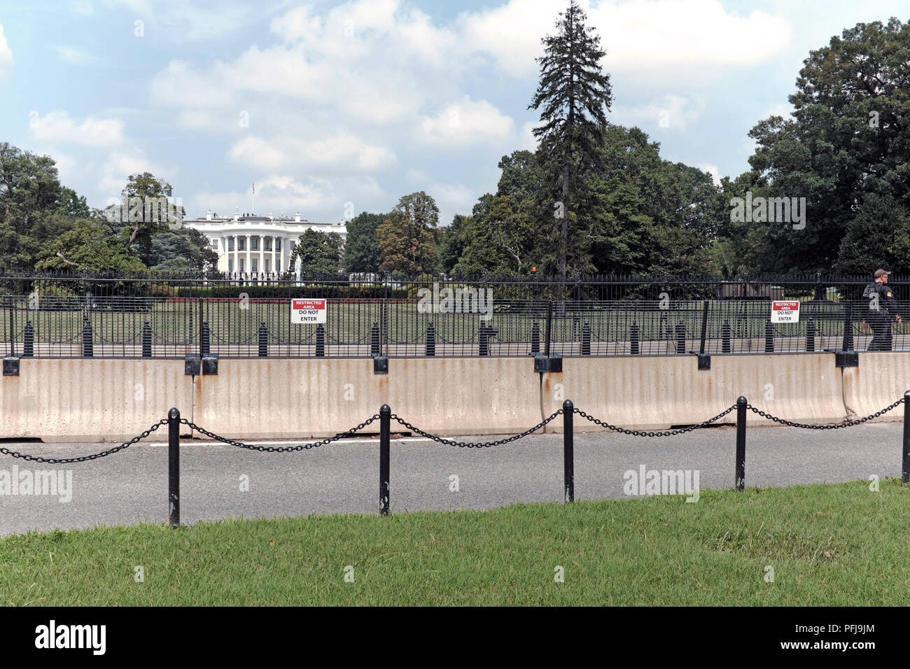 White House Security Entrance