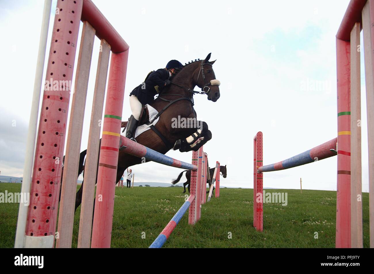 Women show jumping competition hi-res stock photography and images - Alamy