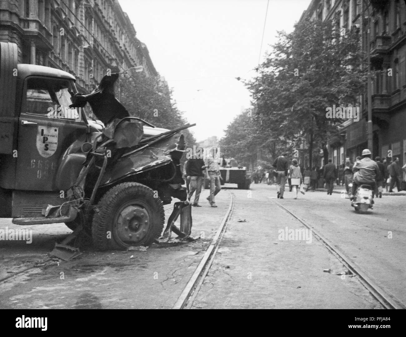 Soviet occupation 1968 Black and White Stock Photos & Images - Alamy