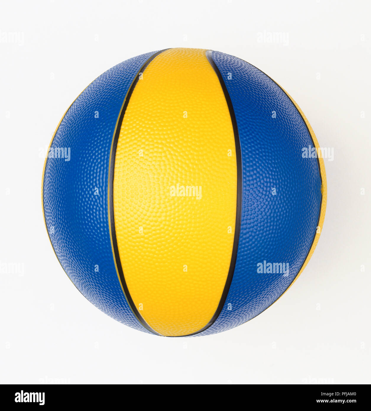 Yellow and blue ball Stock Photo - Alamy