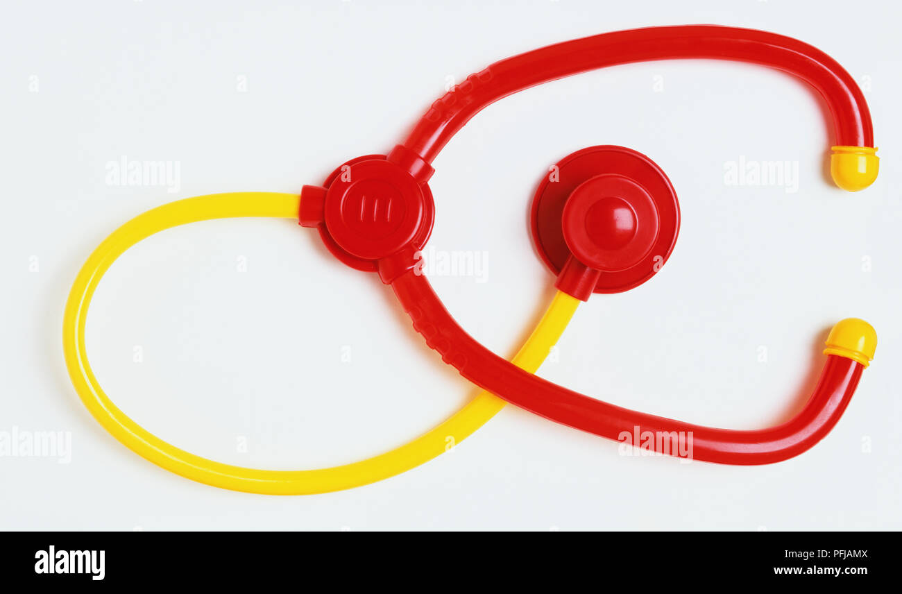 Yellow stethoscope on white hi-res stock photography and images - Alamy