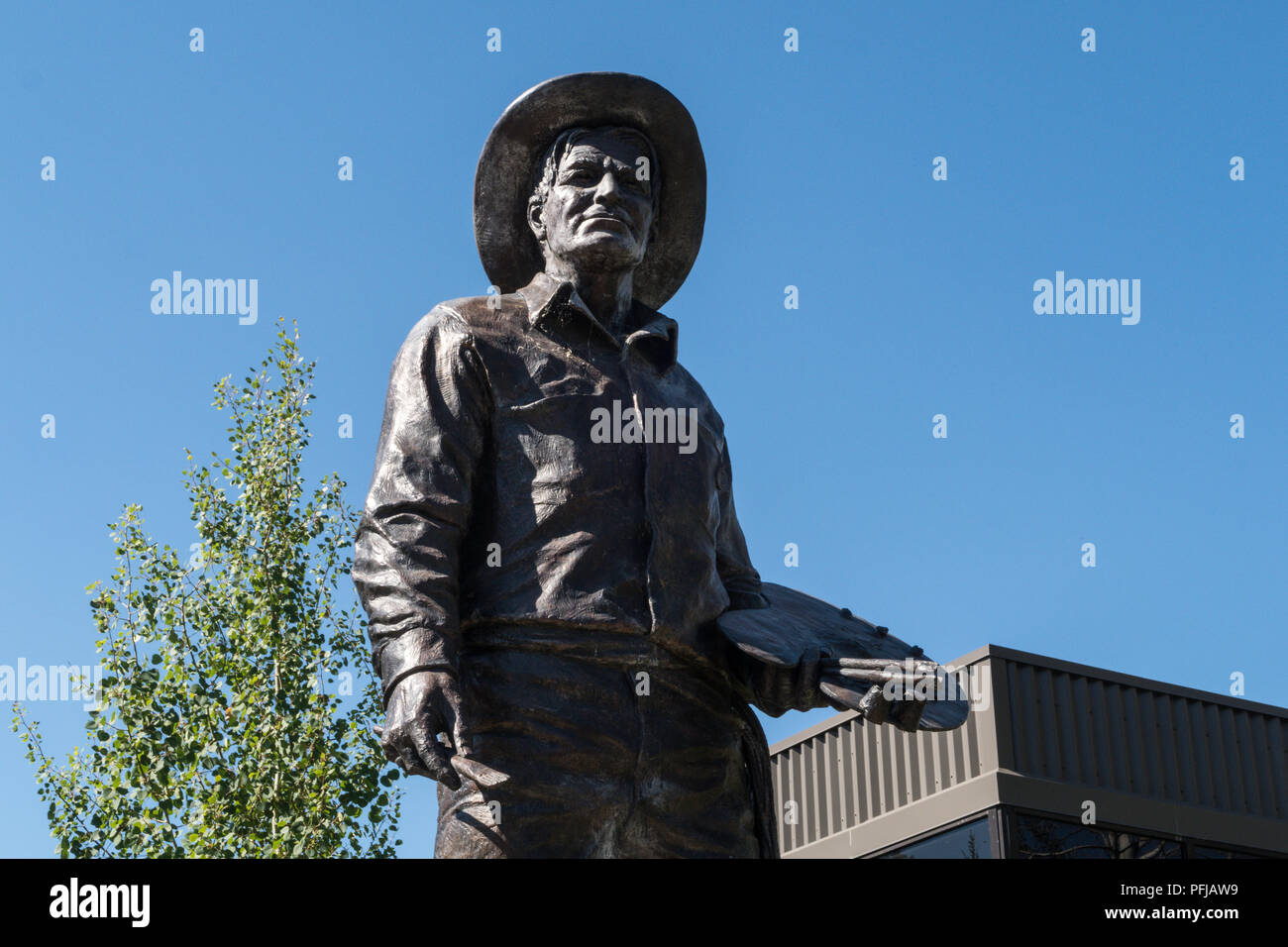 C.M. Russell Museum is in Great Falls, Montana, USA Stock Photo - Alamy