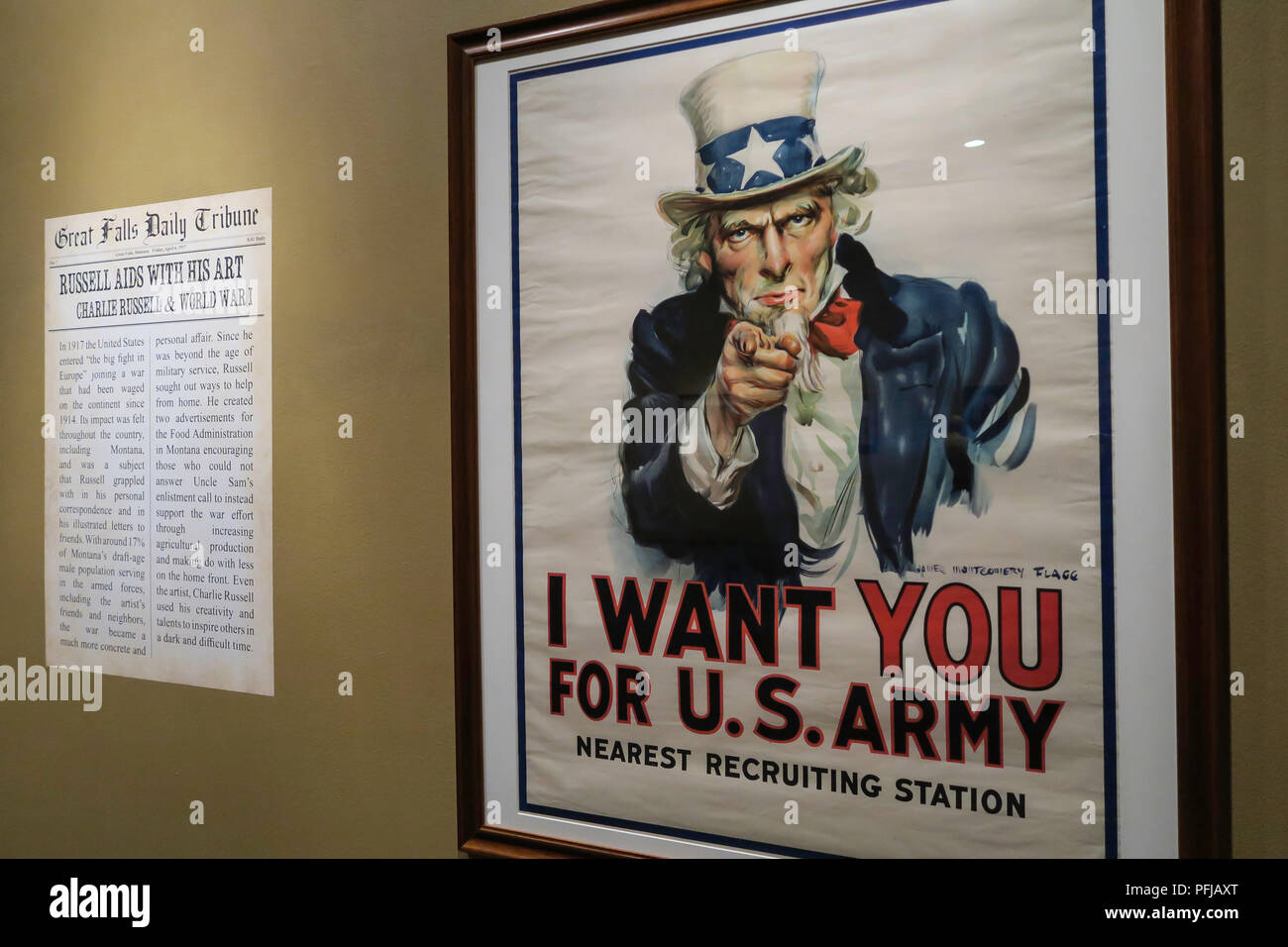 C.M. Russell Museum is in Great Falls, Montana, USA Stock Photo - Alamy