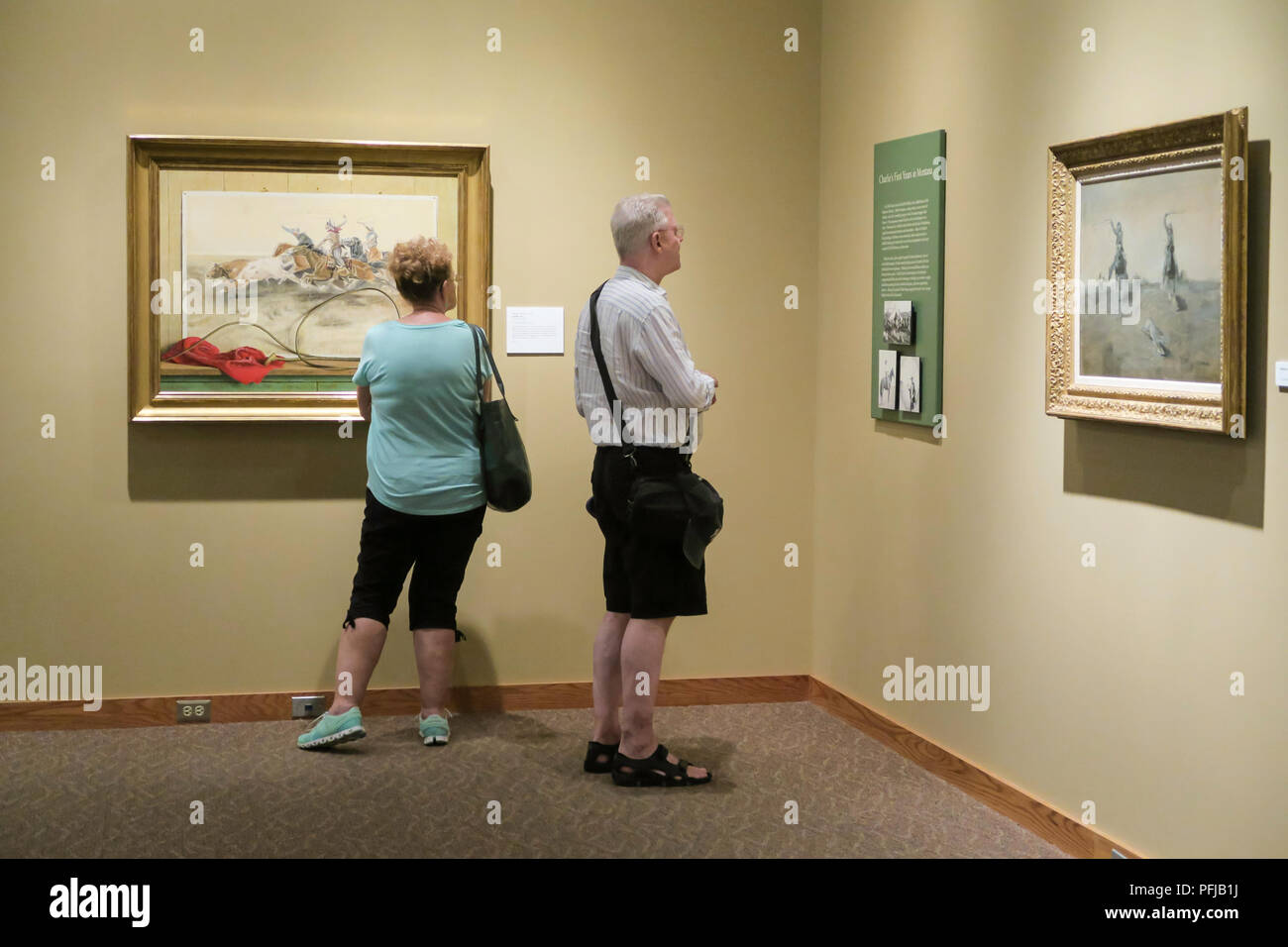 C.M. Russell Museum is in Great Falls, Montana, USA Stock Photo - Alamy