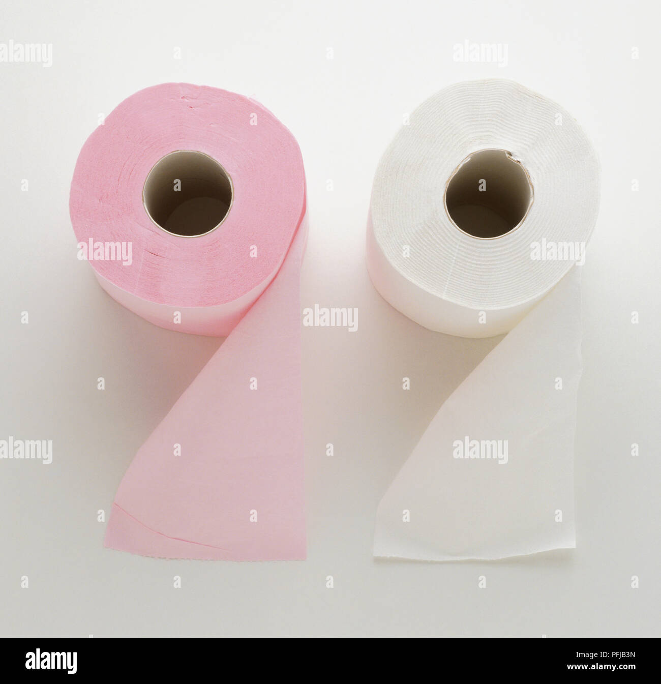 Two white toilet rolls hi-res stock photography and images - Alamy