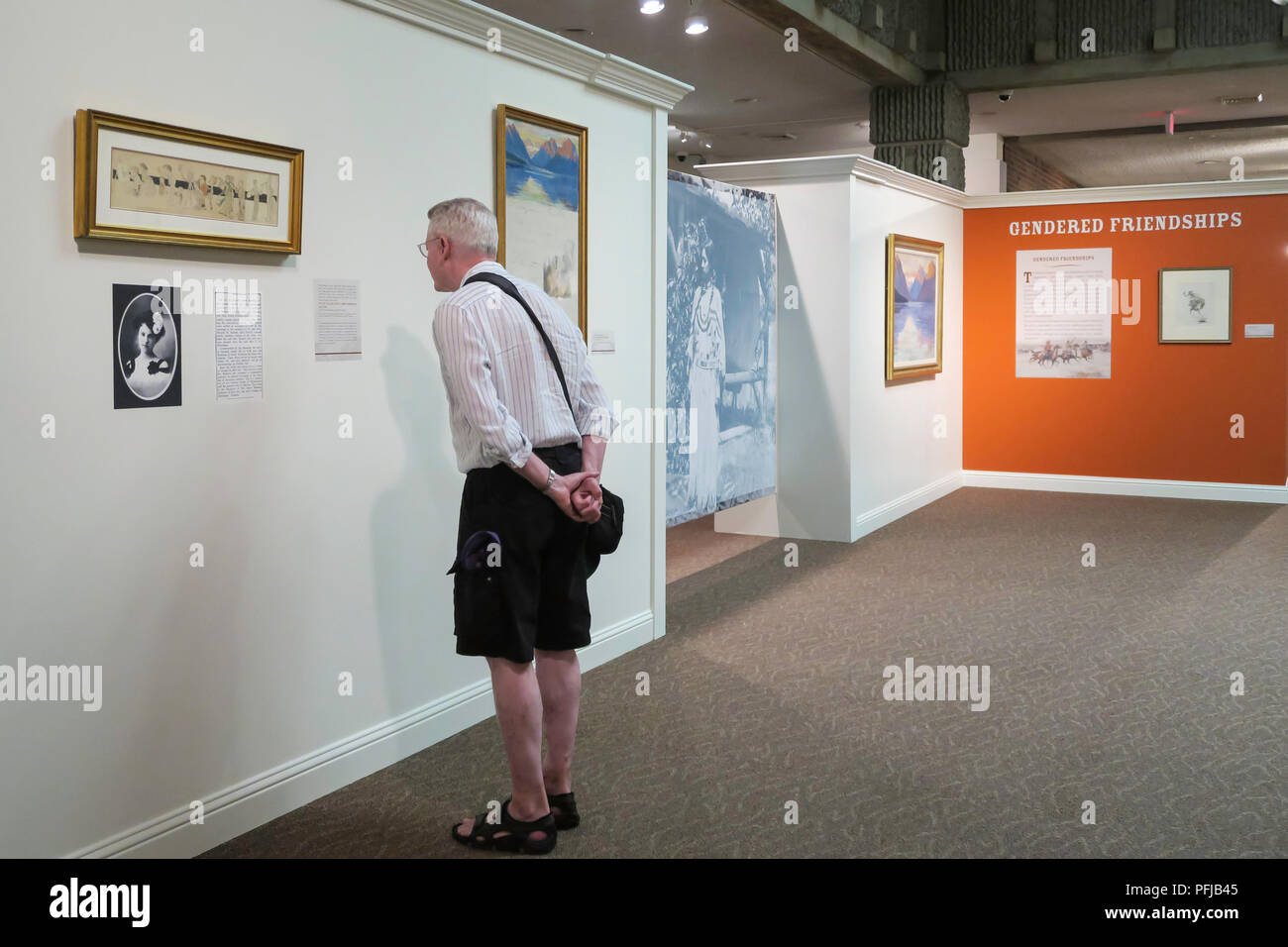 C.M. Russell Museum is in Great Falls, Montana, USA Stock Photo - Alamy