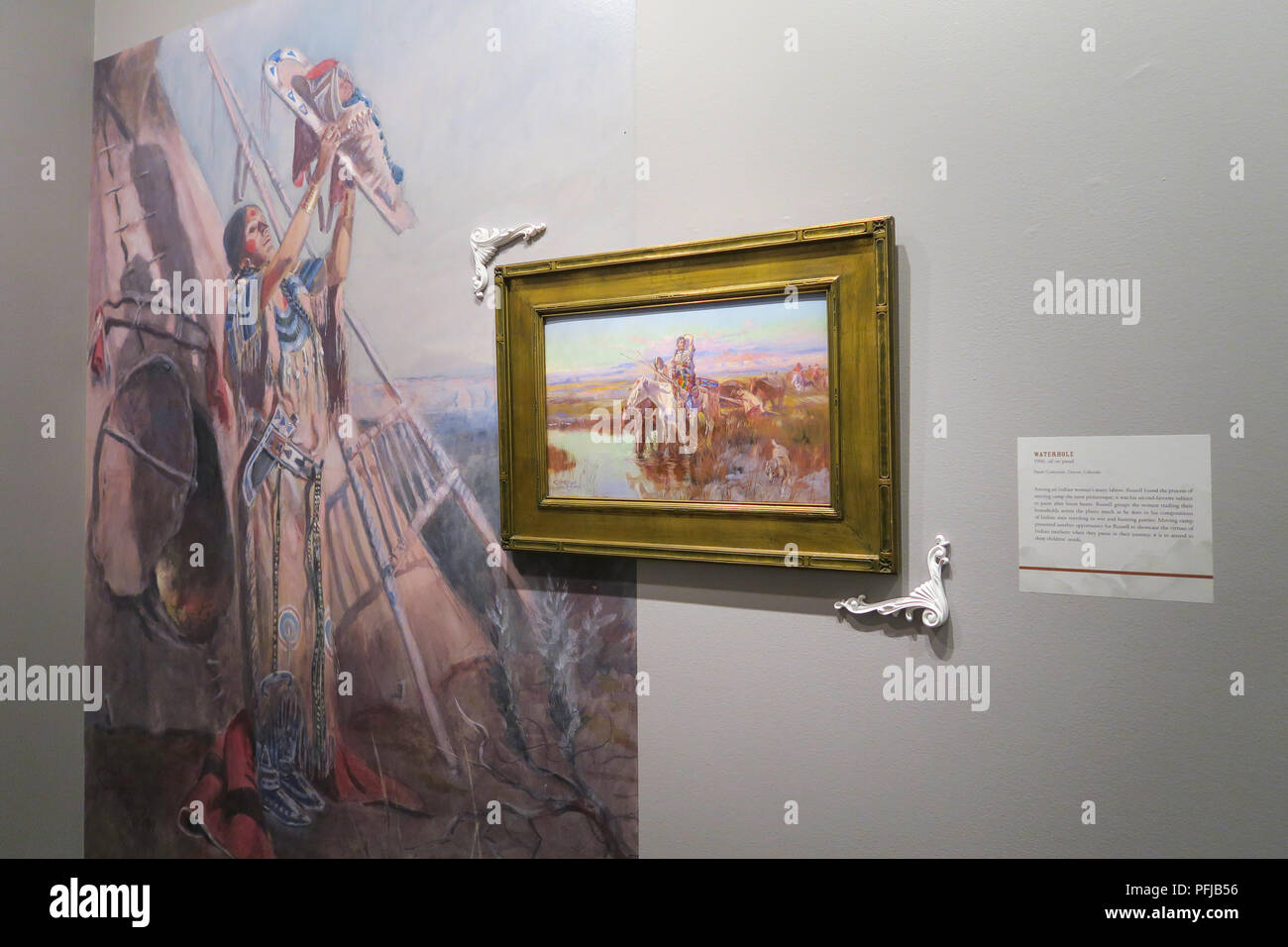 C.M. Russell Museum is in Great Falls, Montana, USA Stock Photo - Alamy