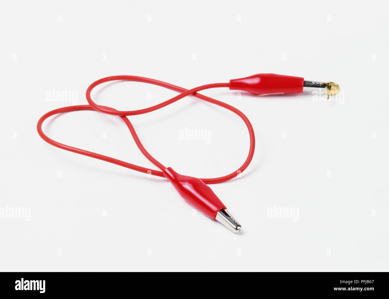 Lead with clips on both ends Stock Photo - Alamy