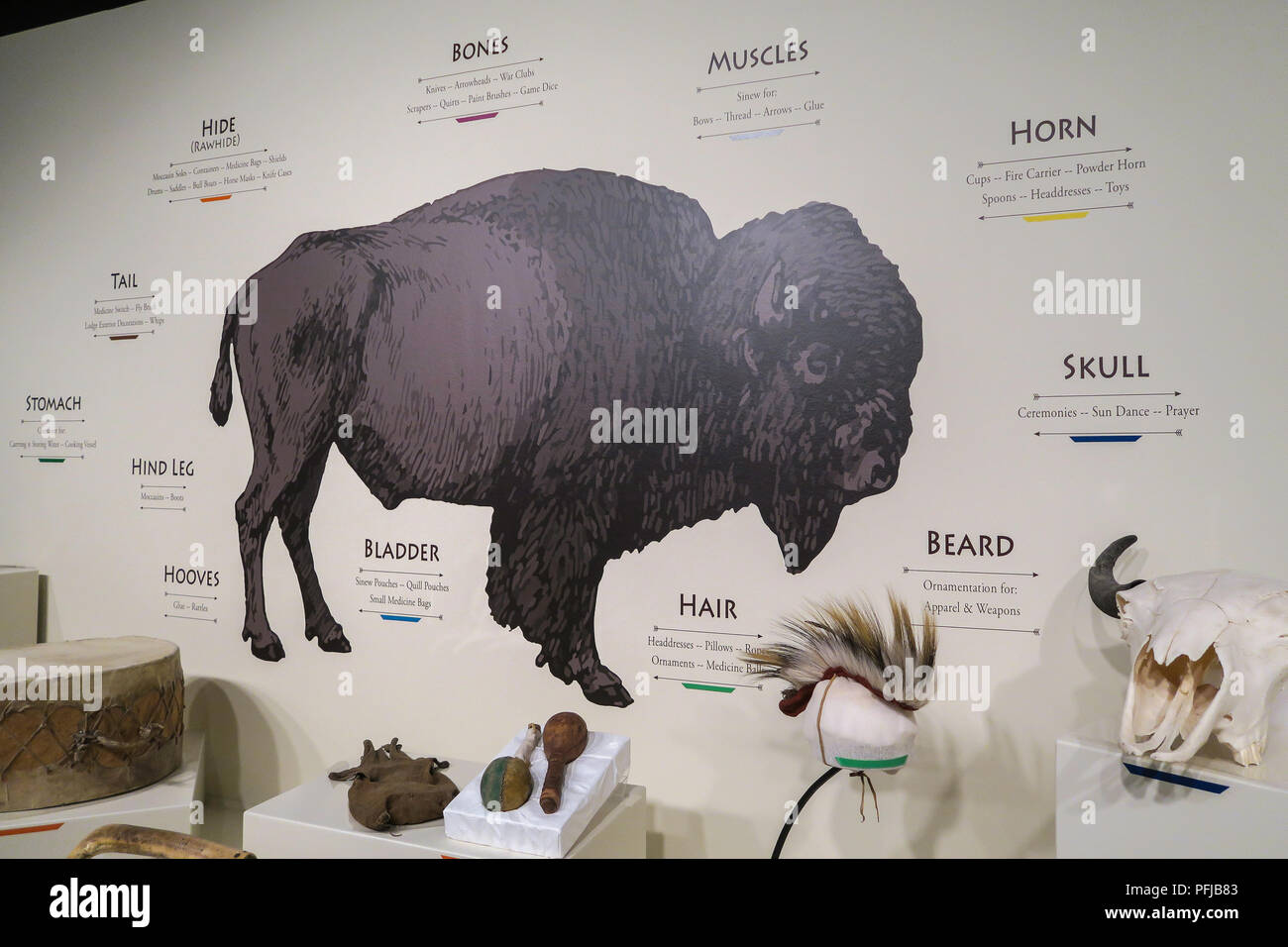 C.M. Russell Museum is in Great Falls, Montana, USA Stock Photo - Alamy