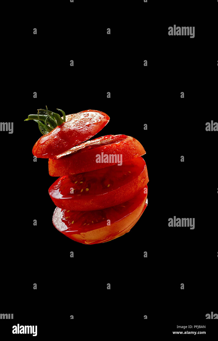 Flying tomato hi-res stock photography and images - Alamy