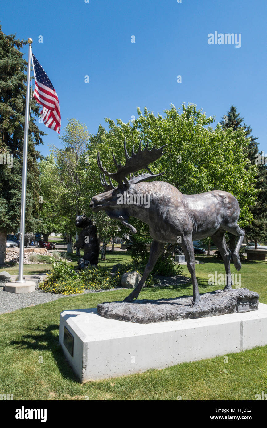 C.M. Russell Museum is in Great Falls, Montana, USA Stock Photo - Alamy