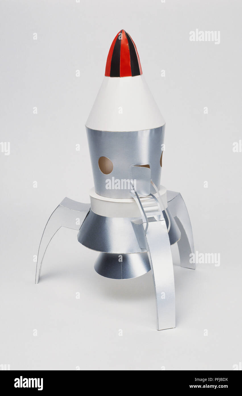Red toy rocket hi-res stock photography and images - Alamy