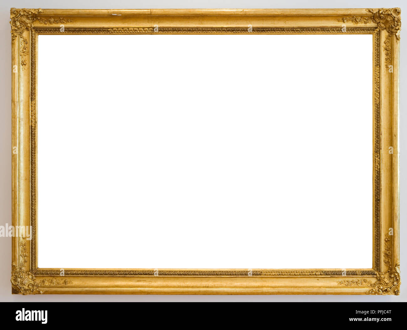 Empty, rectangular picture frame Stock Photo - Alamy