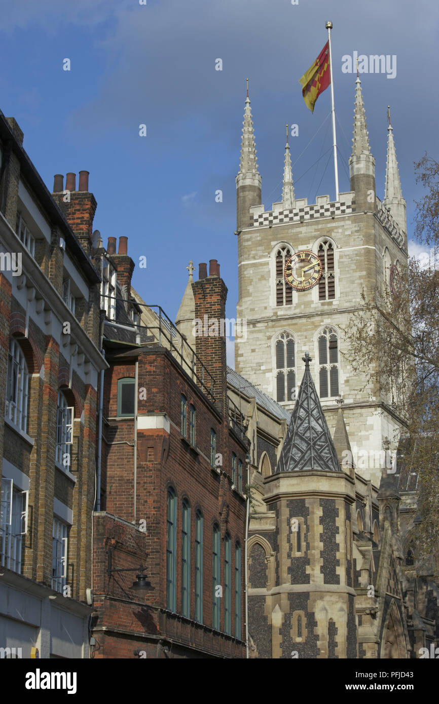 Great Britain, England, London, Southwark, bell tower of Southwark ...