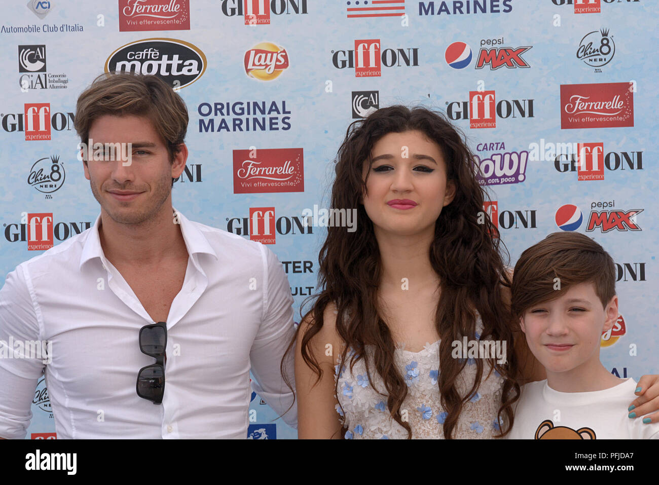 Giffoni Valle Piana, Sa, Italy - July 24, 2018 : Cast Tv Series Heidi ...