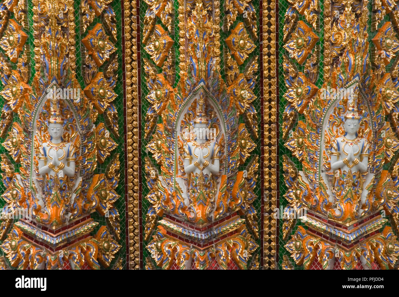 Malaysia, Kedah, Alor Star, Nikhrodharam Buddhist Temple, ornate temple ...