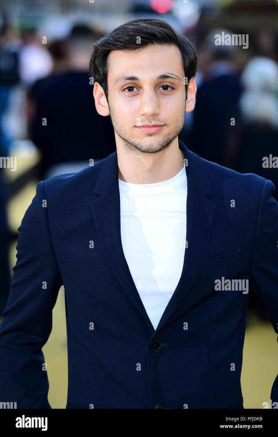 Adnan Mustafa attending the Yardie premiere at the BFI Southbank in ...