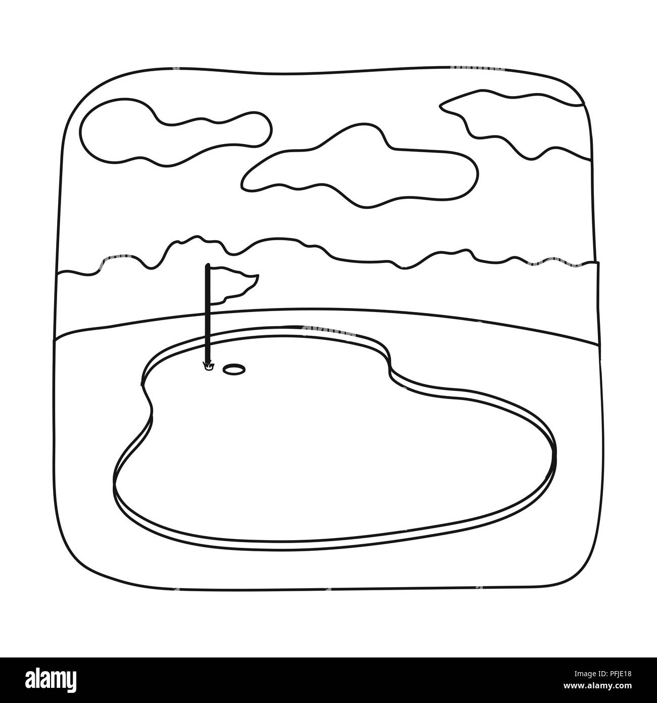Golf Club Outline