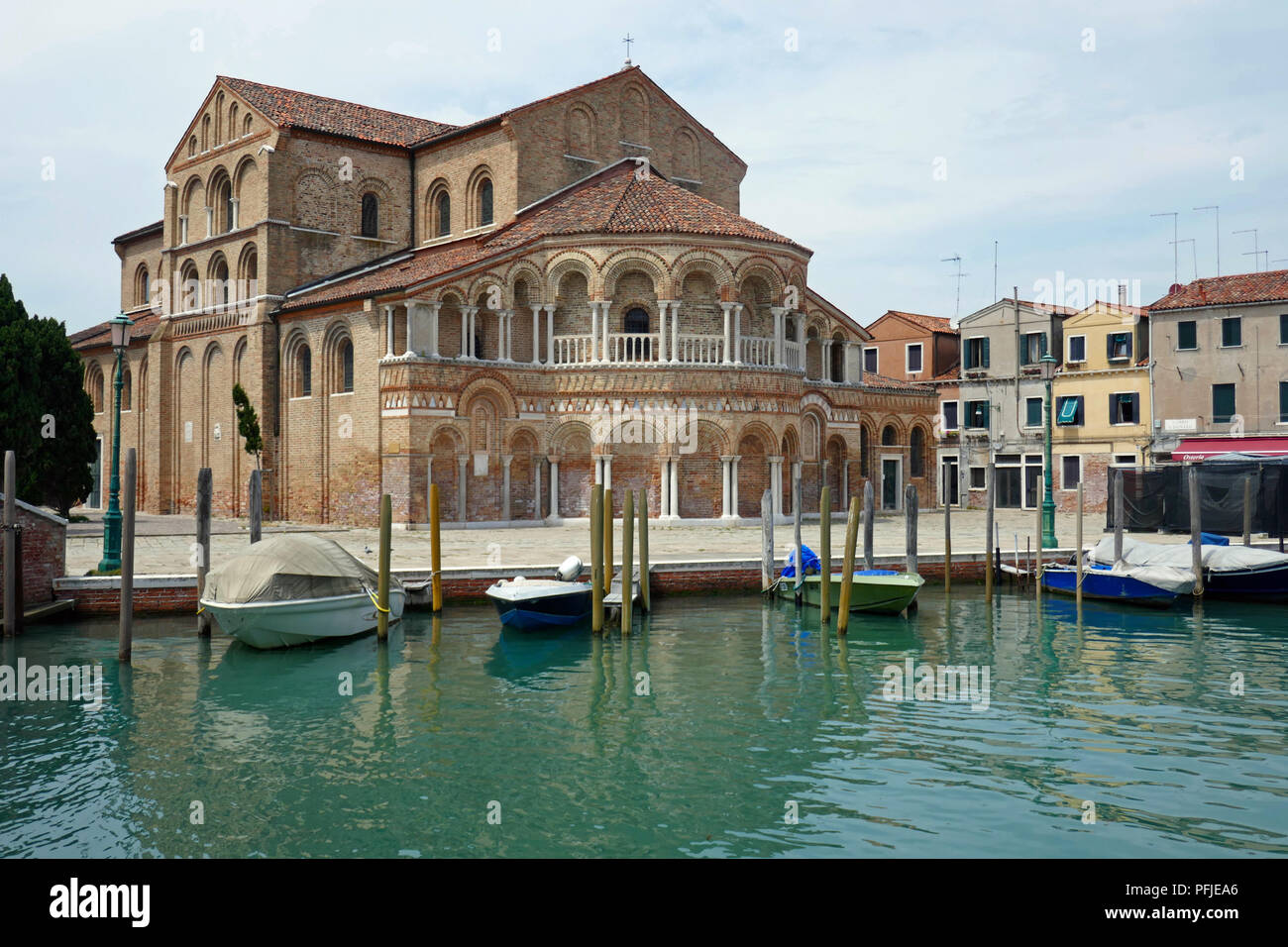 Santa Maria e Donato church, Murano, Venice. Italy Stock Photo - Alamy