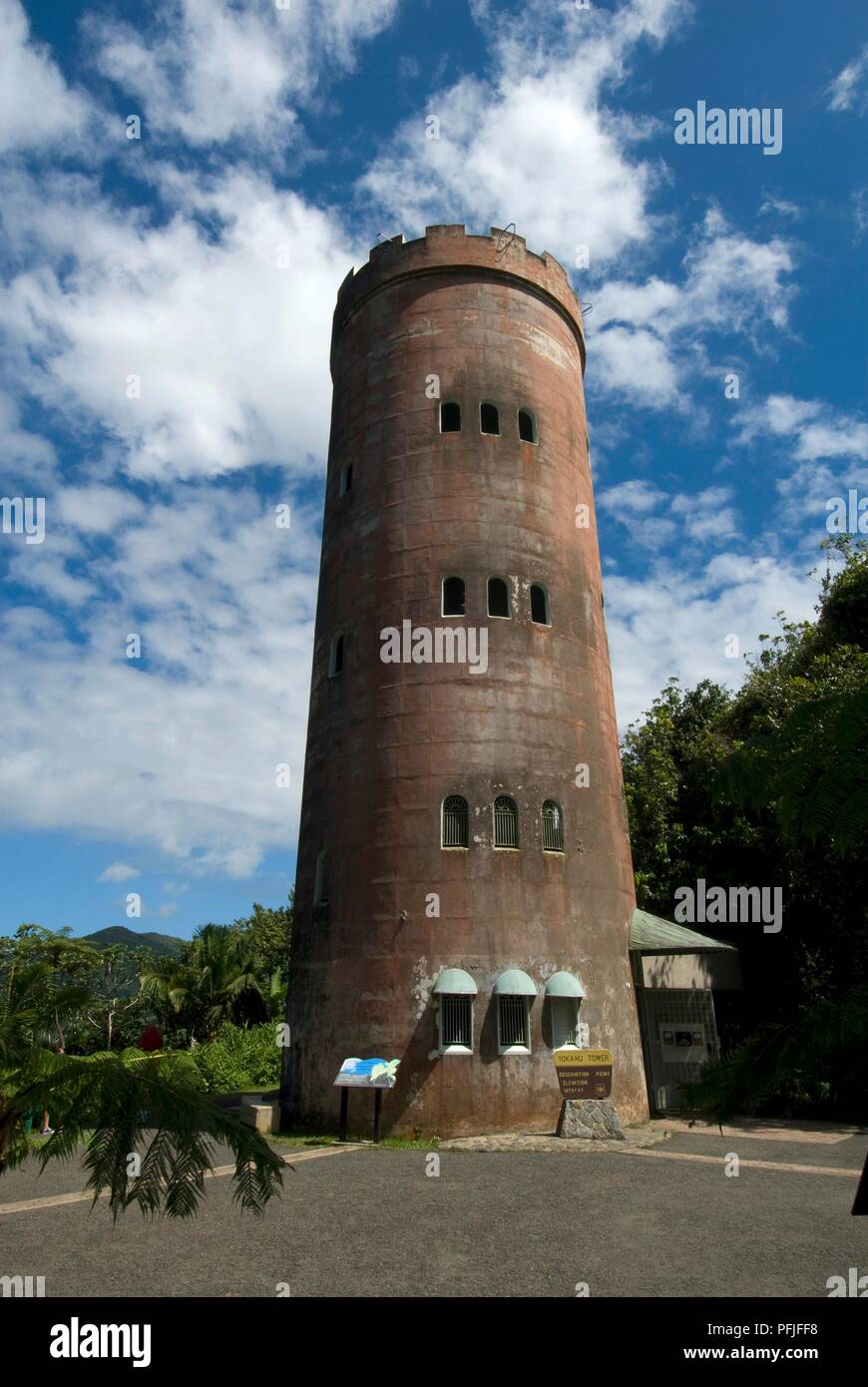 Puerto Rico, El Yunque Rainforest, Yokahu Tower, lookout tower Stock ...