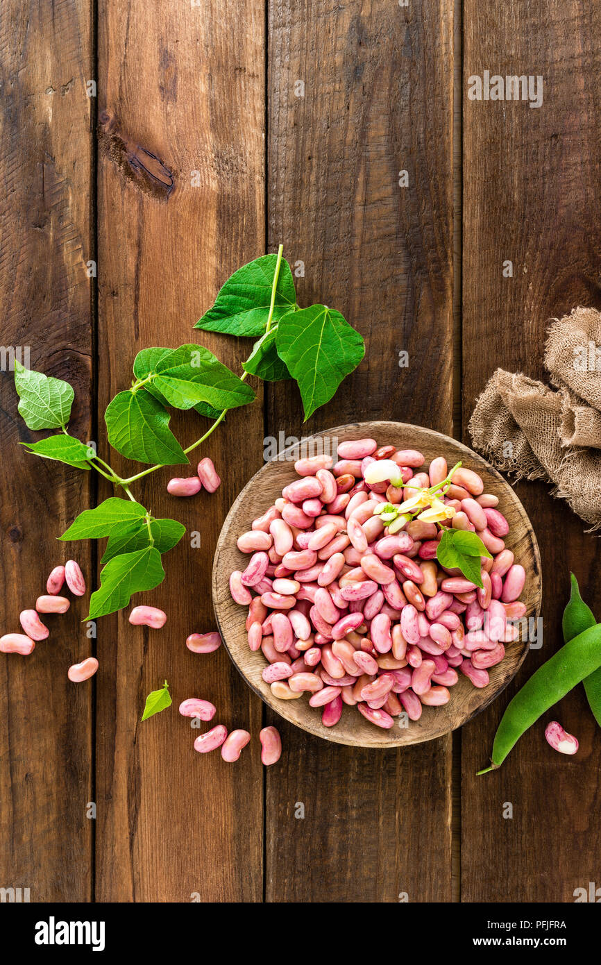 Red kidney beans. Haricot bean Stock Photo - Alamy