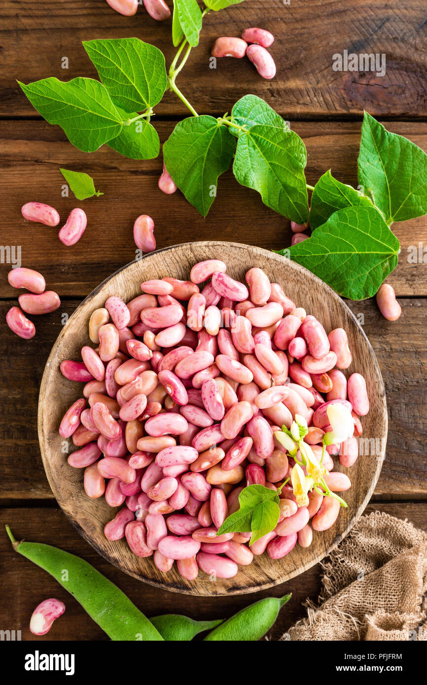 Red kidney beans. Haricot bean Stock Photo - Alamy