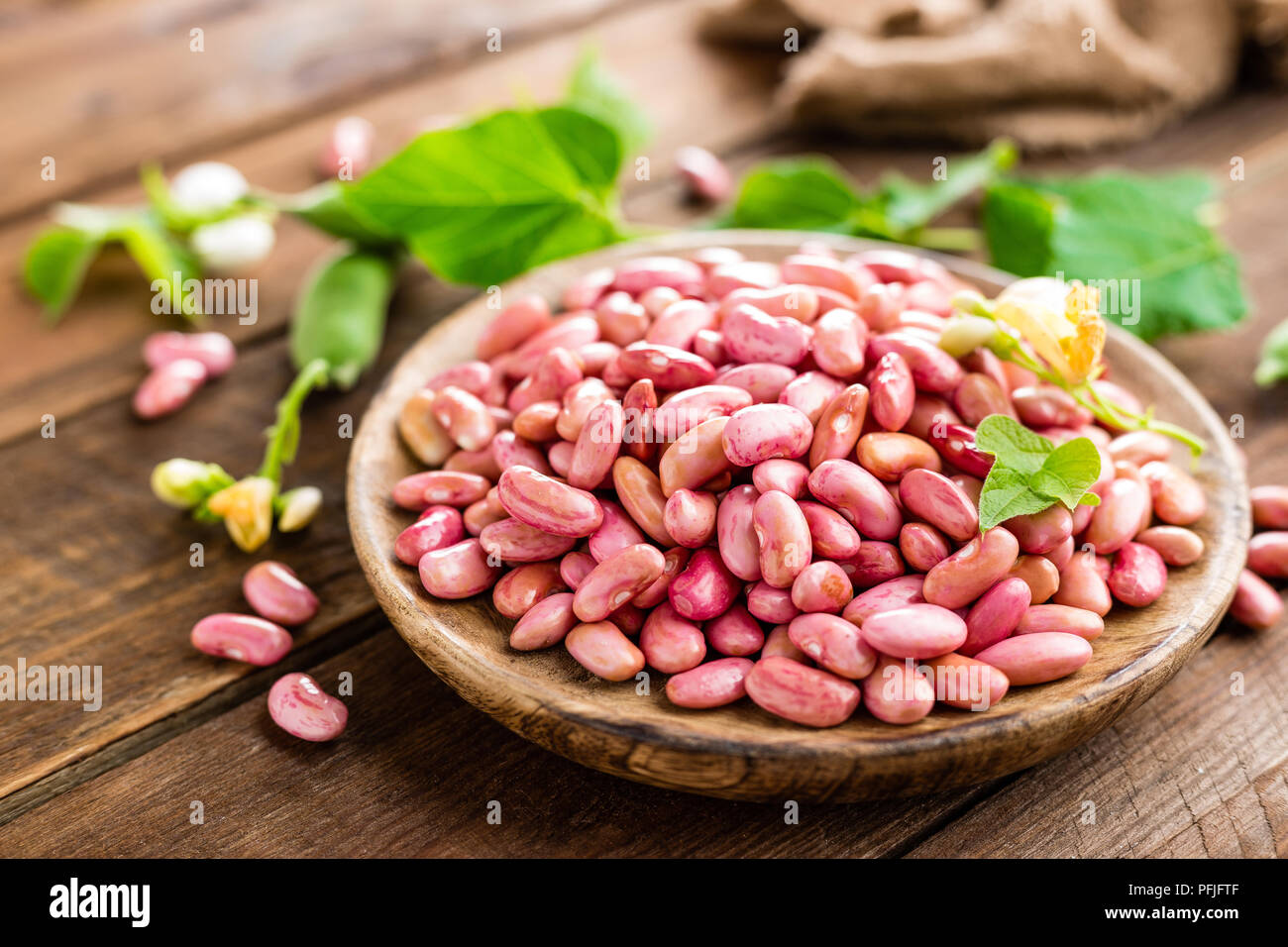 Red kidney beans. Haricot bean Stock Photo - Alamy