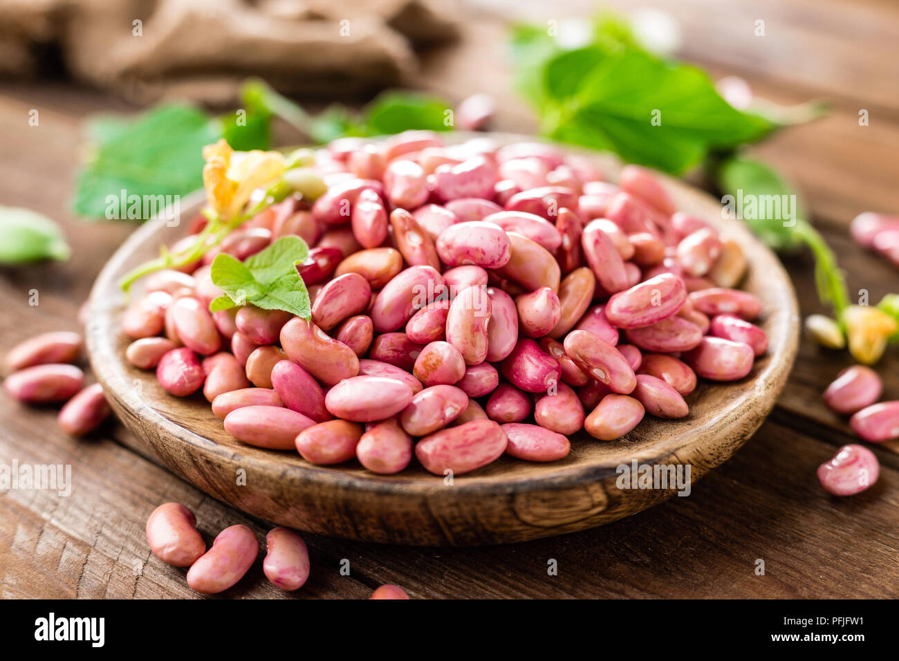 Red kidney beans. Haricot bean Stock Photo - Alamy