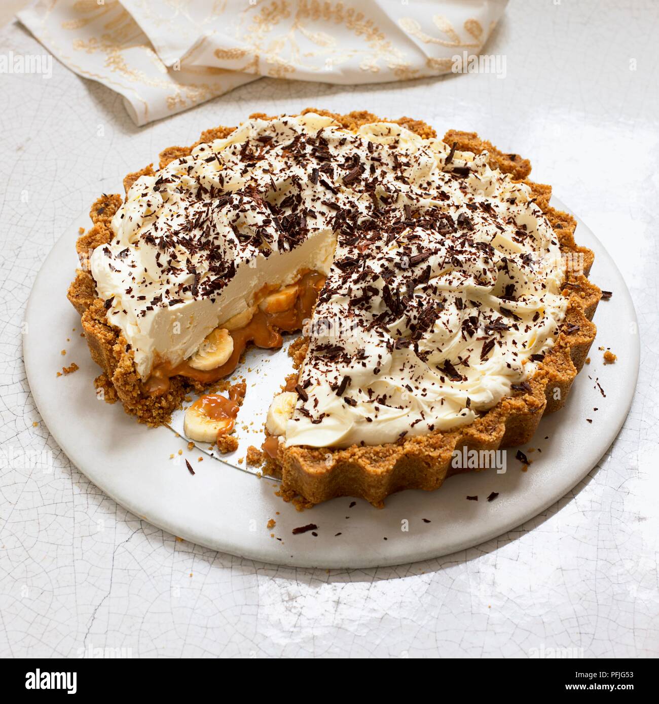 Banoffee pie slice hi-res stock photography and images - Alamy