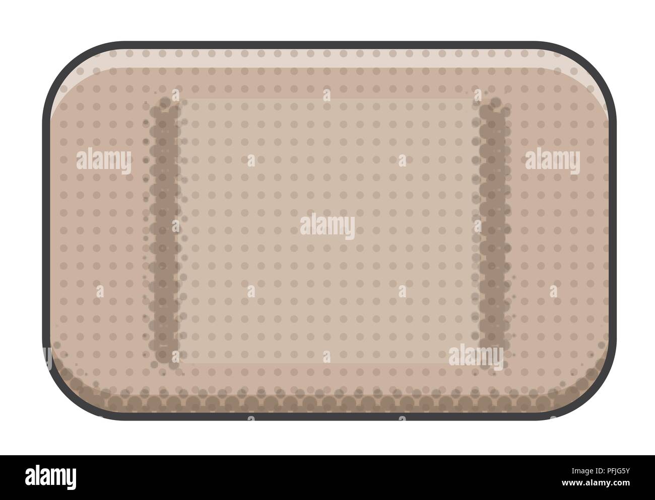 Digital illustration of waterproof plaster Stock Photo - Alamy