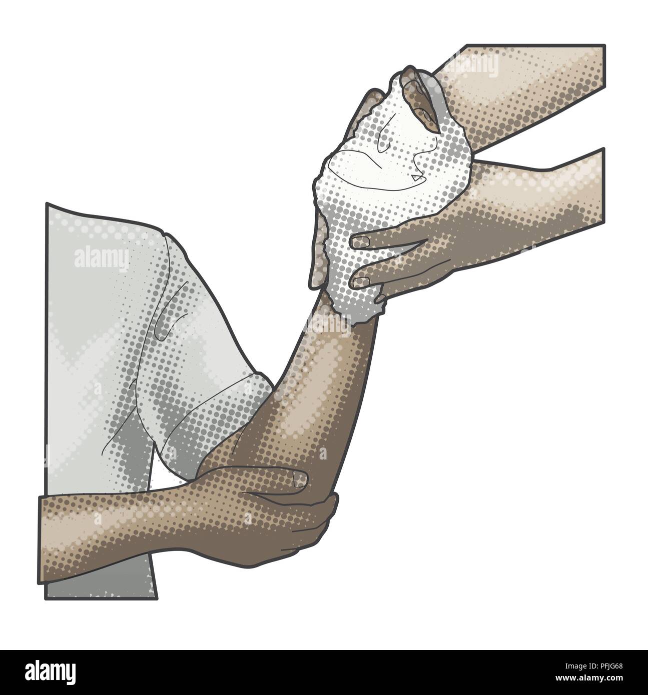 Elbow technique Cut Out Stock Images & Pictures - Alamy