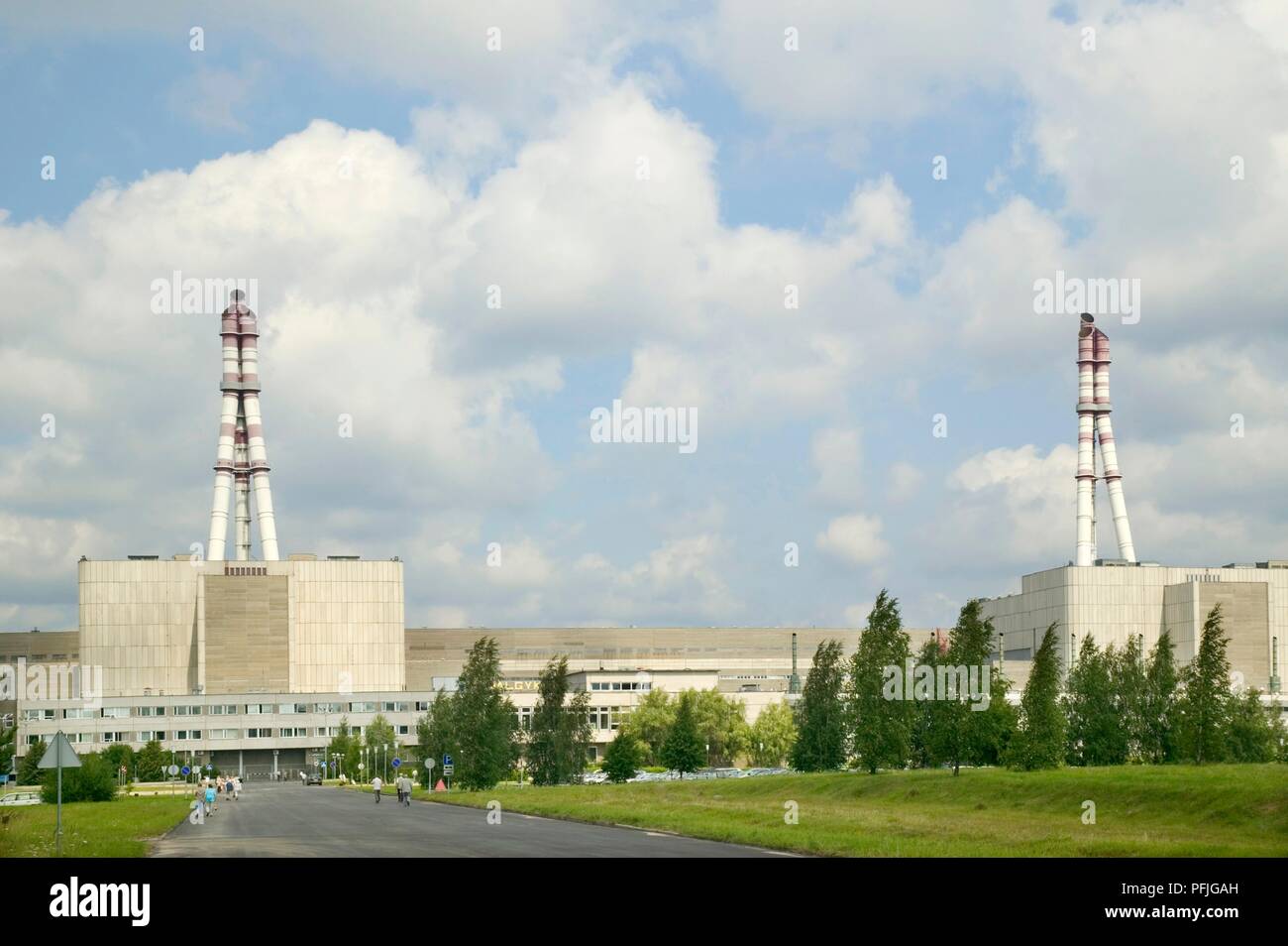Lithuania, Visaginas, Ignalina nuclear power station Stock Photo - Alamy