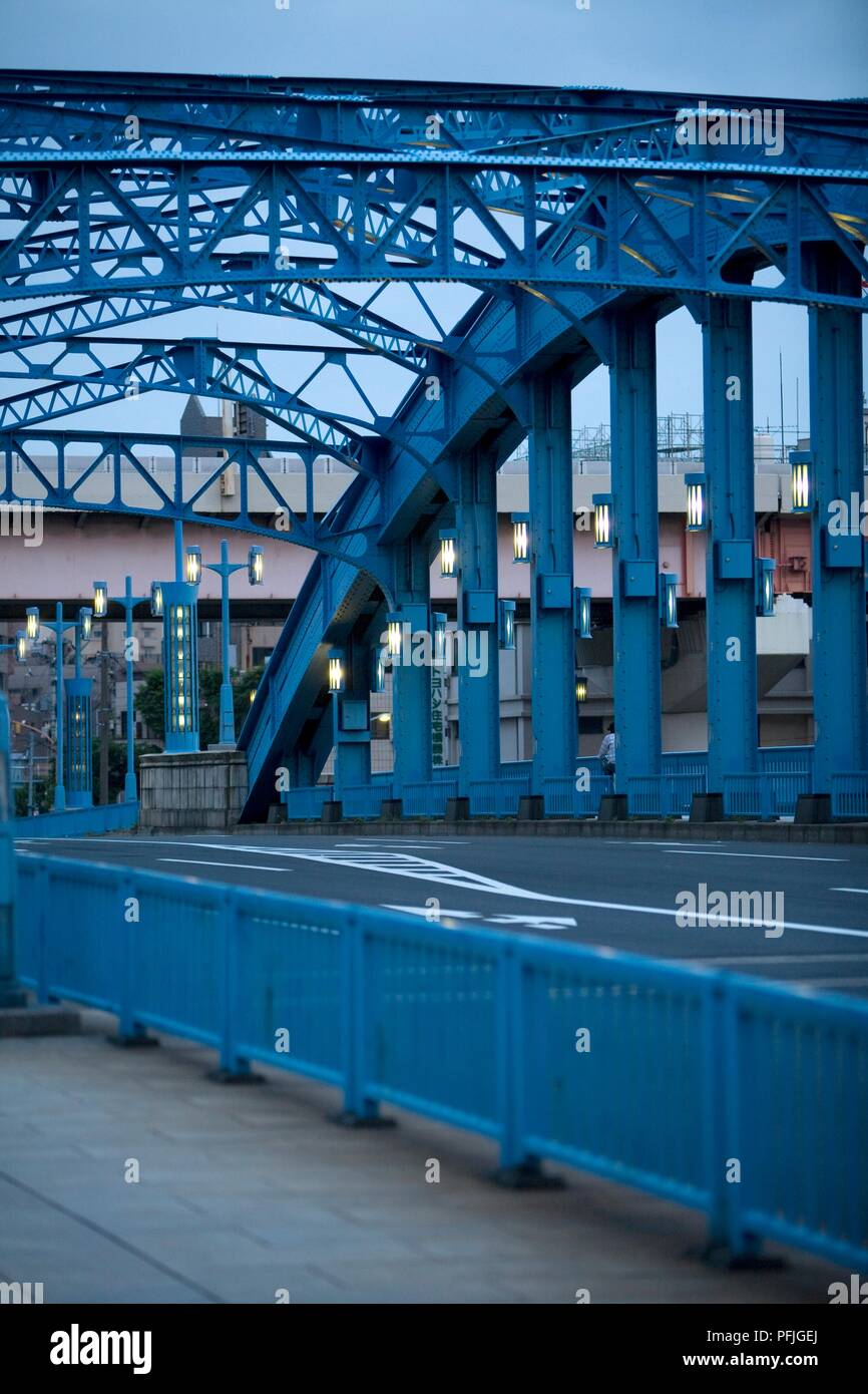 Japan, Tokyo, Koto-ku, Komagata Bridge at dusk Stock Photo - Alamy