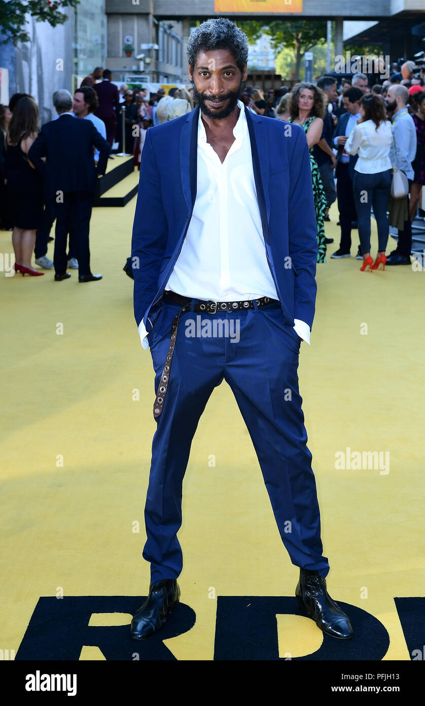 Johann Myers attending the Yardie premiere at the BFI Southbank in ...