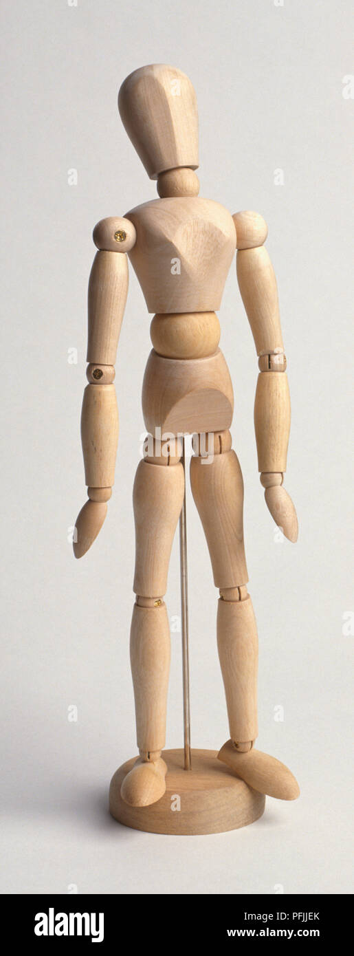 Lay figure wooden mannequin wood hi-res stock photography and images ...
