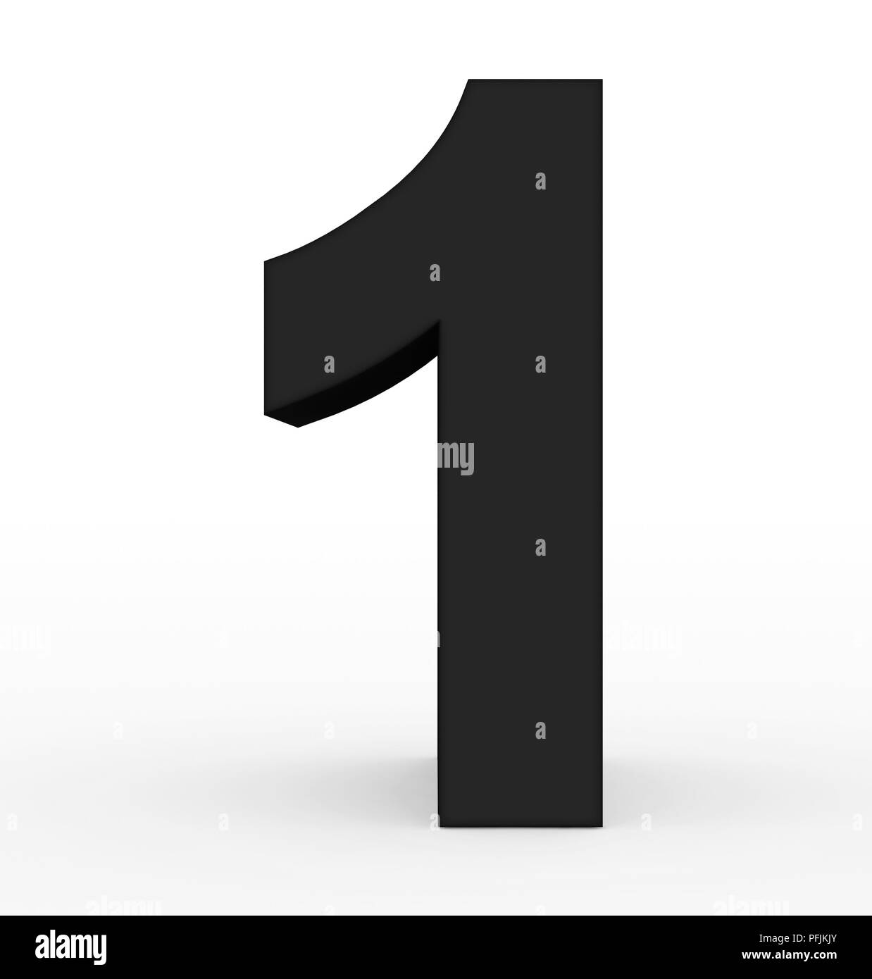 Black and white number 1 Black and White Stock Photos & Images - Alamy