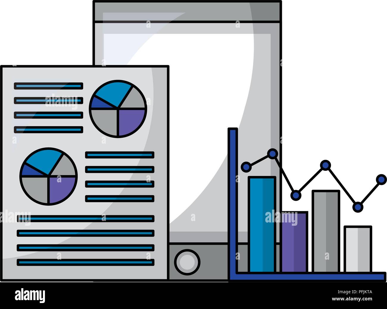 Document delivery statistics hi-res stock photography and images - Alamy