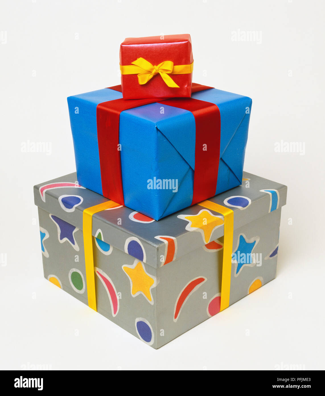 Three presents hi-res stock photography and images - Alamy