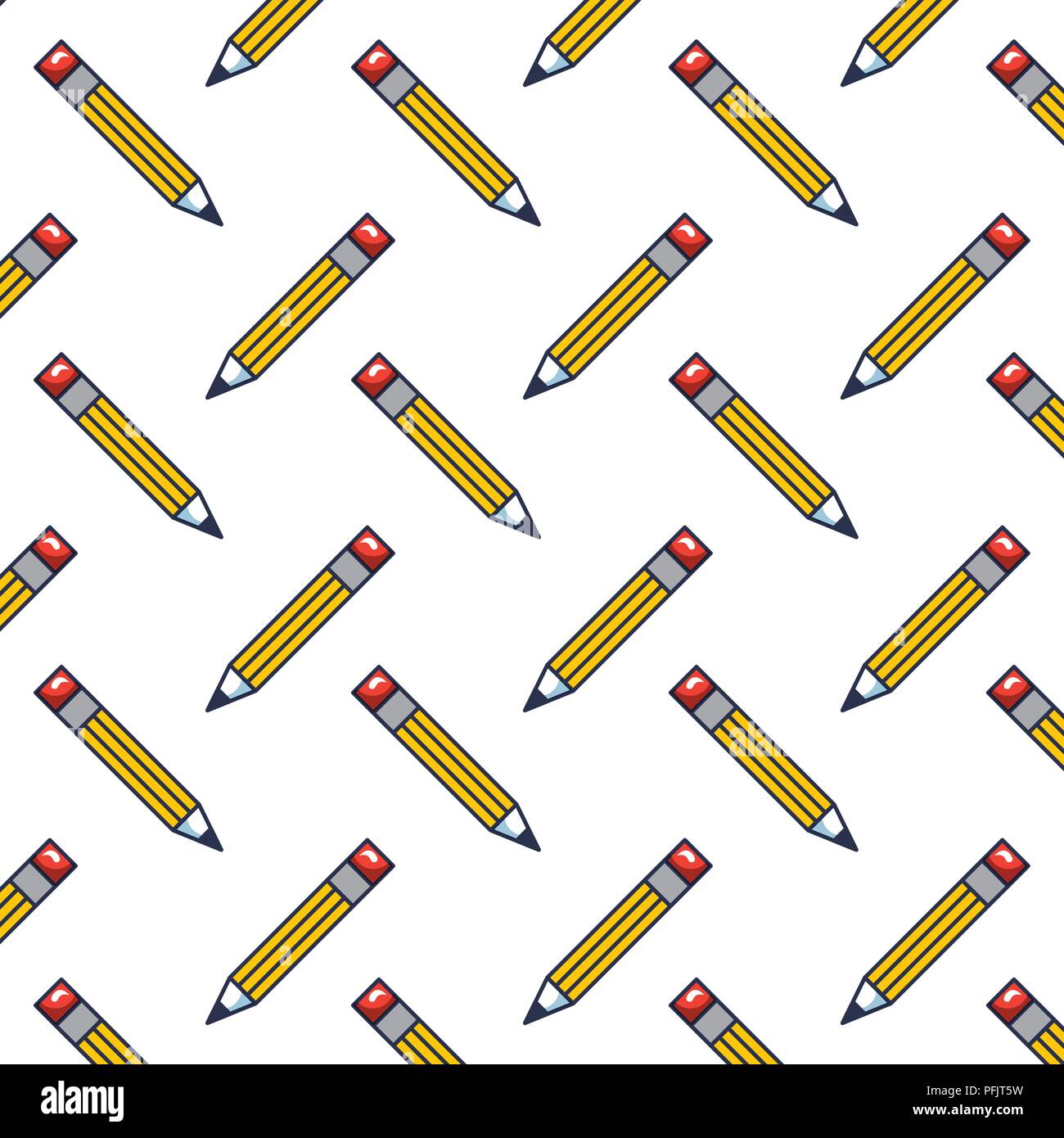 pencil write pattern background vector illustration design Stock Vector ...