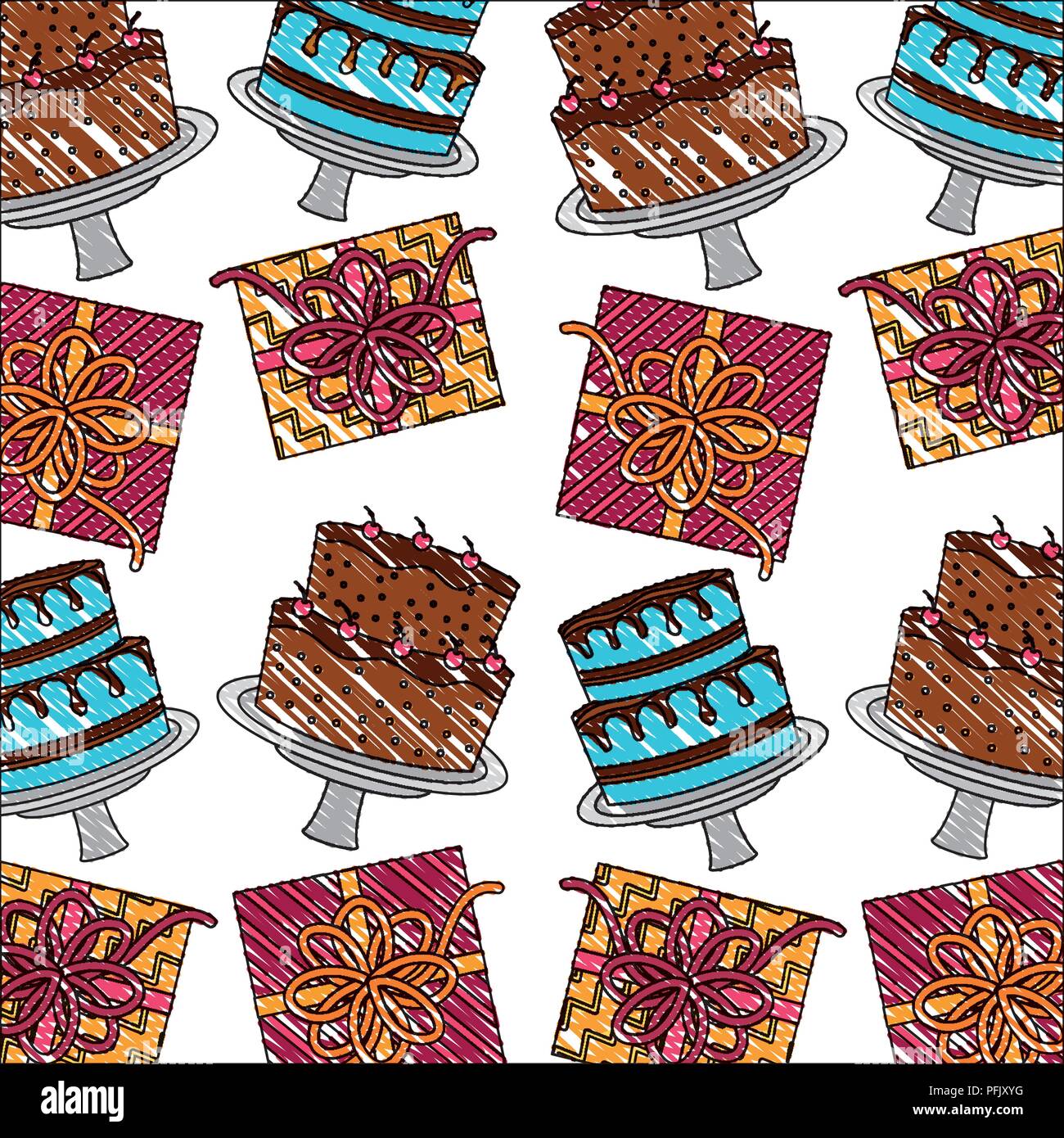 Leak cake Stock Vector Images - Alamy