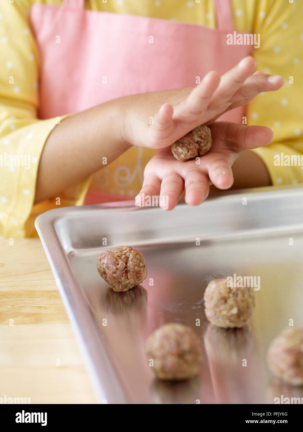 Shaping meatballs hi-res stock photography and images - Alamy