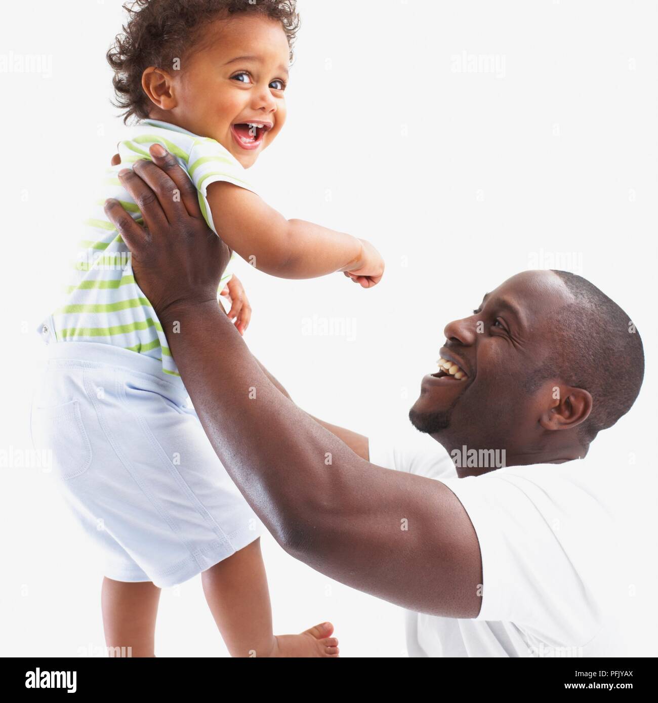 Lifting person aloft hi-res stock photography and images - Alamy