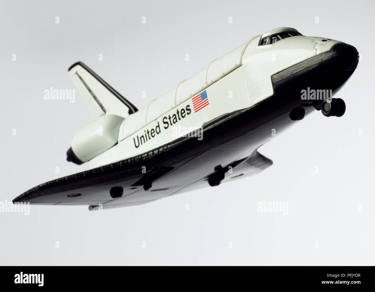 Model of space shuttle Stock Photo - Alamy