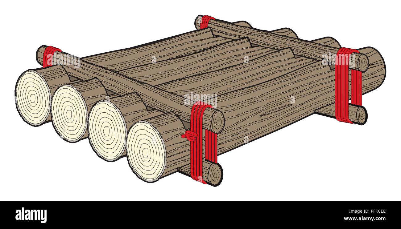 Log raft hi-res stock photography and images - Alamy