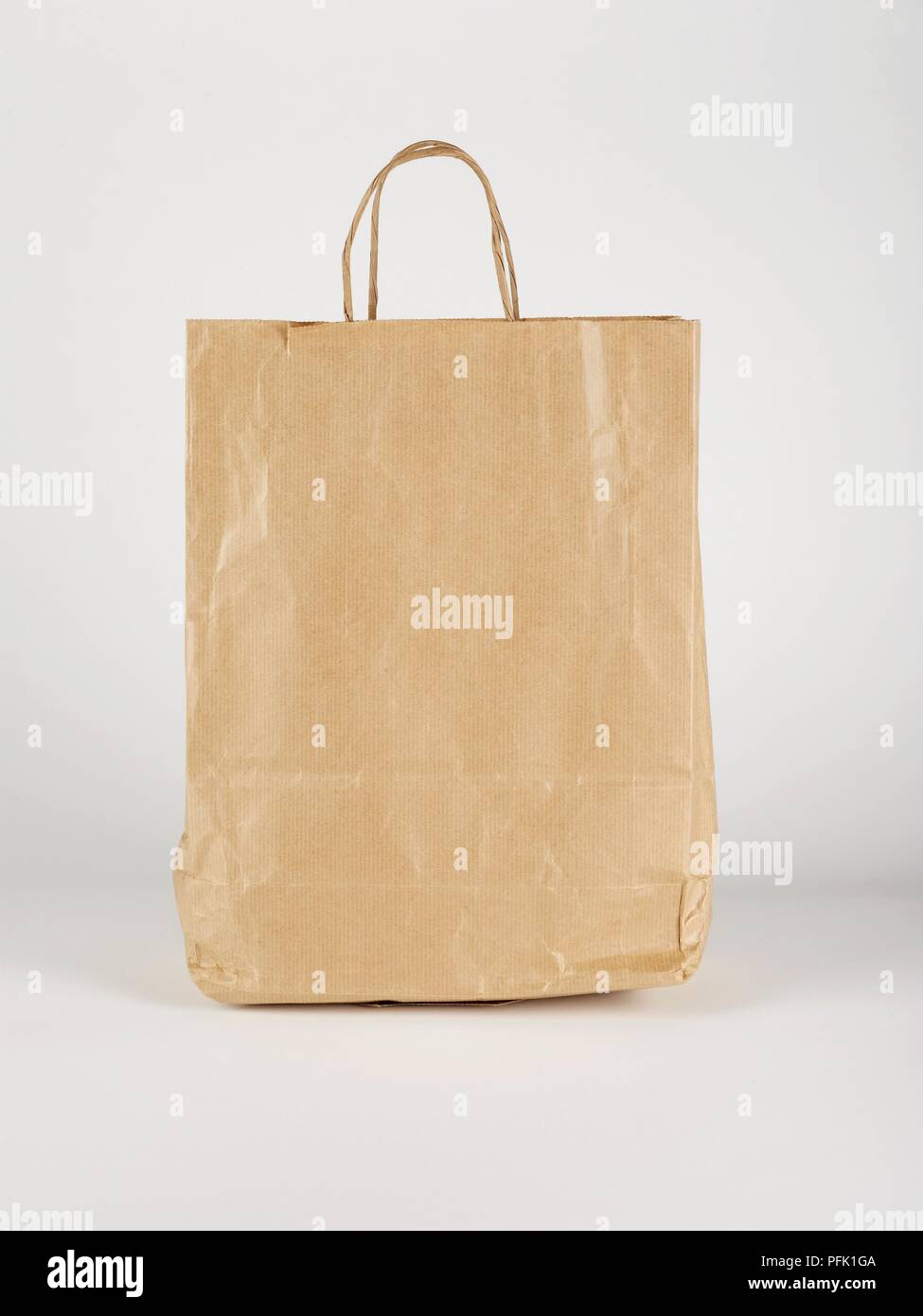 Brown paper bag Stock Photo - Alamy
