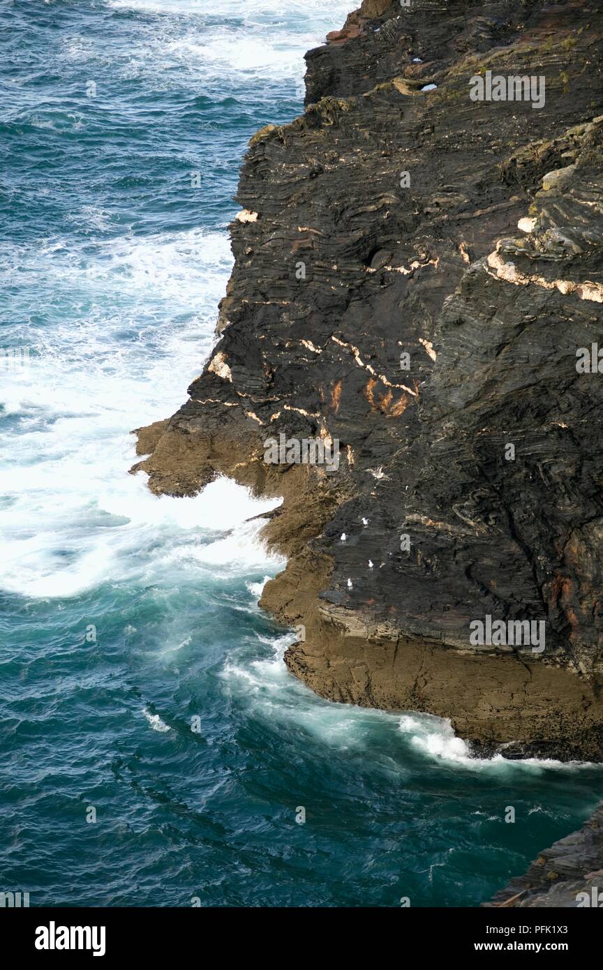 Great Britain, England, Cornwall, cliffs at Boscastle Stock Photo - Alamy