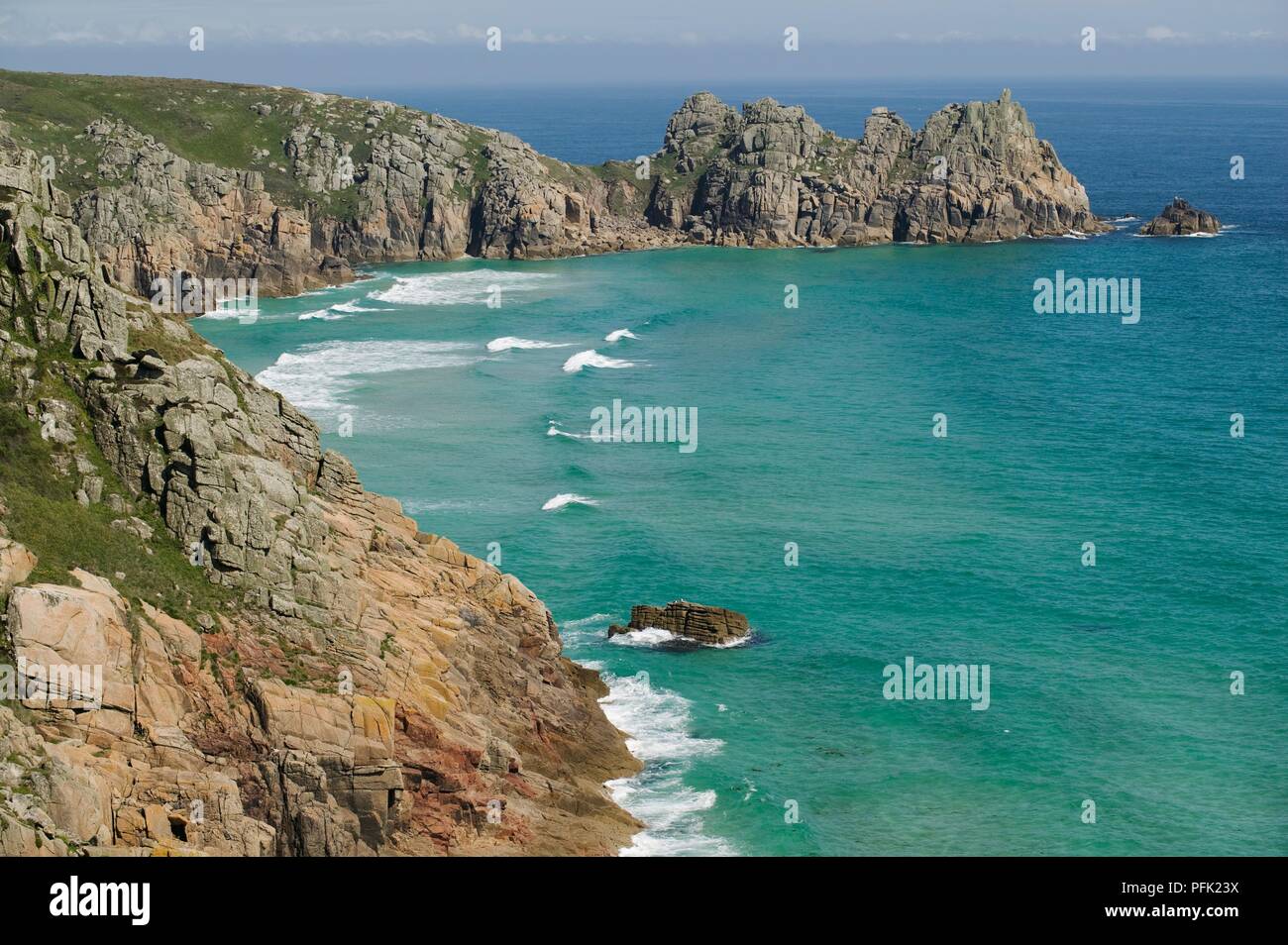Logan rock cornwall hi-res stock photography and images - Alamy