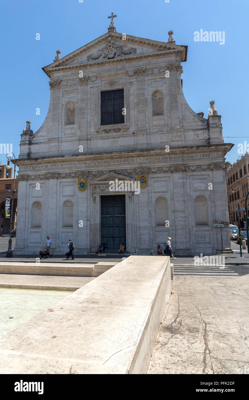 ROME, ITALY - JUNE 22, 2017: Amazing view of Chiesa di Santa Susanna ... ROME, ITALY - JUNE 22, 2017: Amazing view of Chiesa di Santa Susanna ...