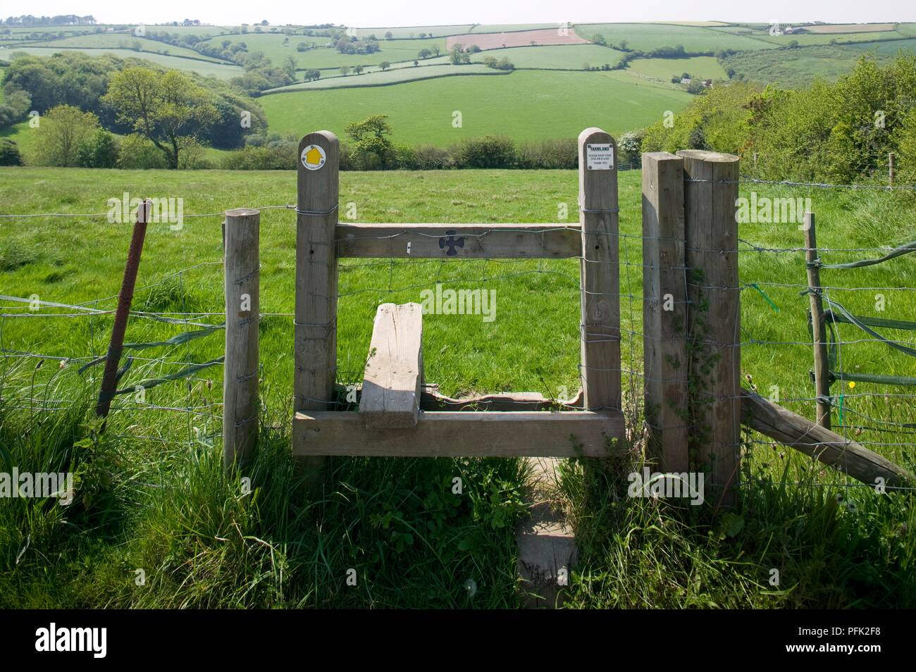 Saints way cornwall fowey hi-res stock photography and images - Alamy